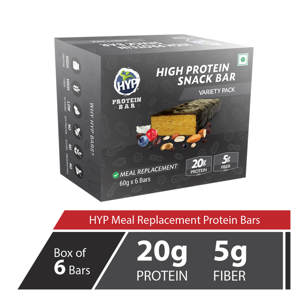 Best Meal Replacement Protein Bars - Variety Pack (Box of 6 Bars)